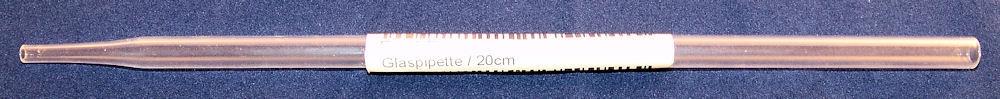 Glaspipette / 20cm | Labor Glas | Labor und Analysen | Kellerei ...