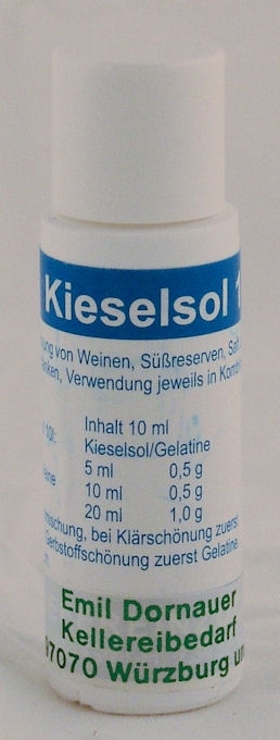 Kieselsol 15 %, 10 ml | Hobbywinzer und Likör | Fruchtwein,Saft, Likör ...