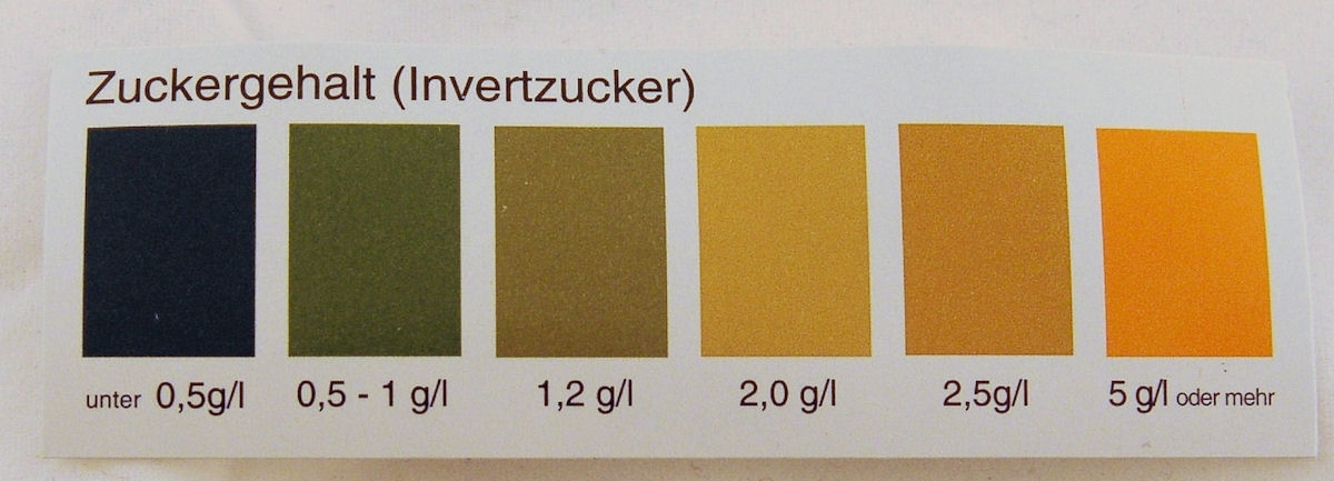 Clinitest - Farbtafel | Analythik | Behandlungsmittel | Kellerei ...